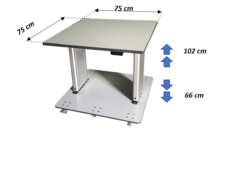 Mesa de Laboratorio Móvil ZBENCH LC75 | ZENBENCH