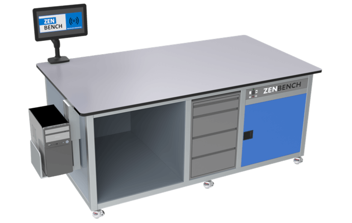 Mesa de Laboratorio Móvil ZBENCH 190VP1XL | ZENBENCH